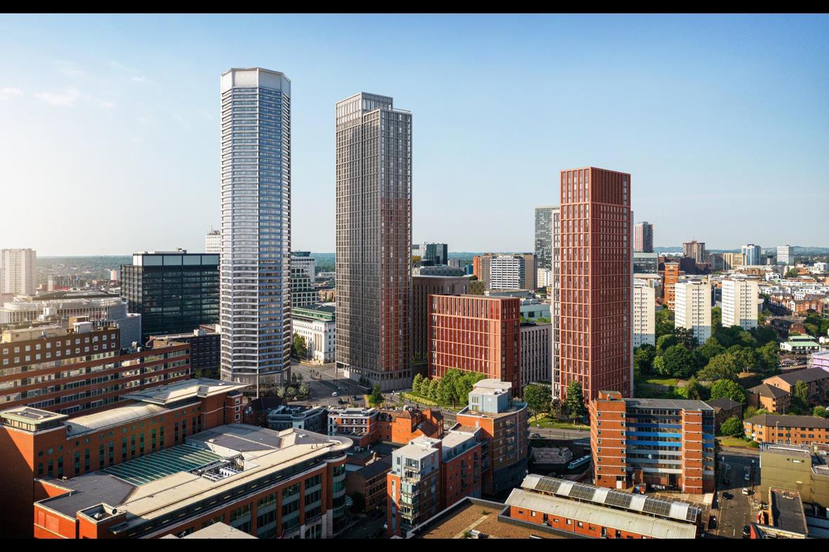 Associated Architects lodges plans for Birmingham student towers | News ...